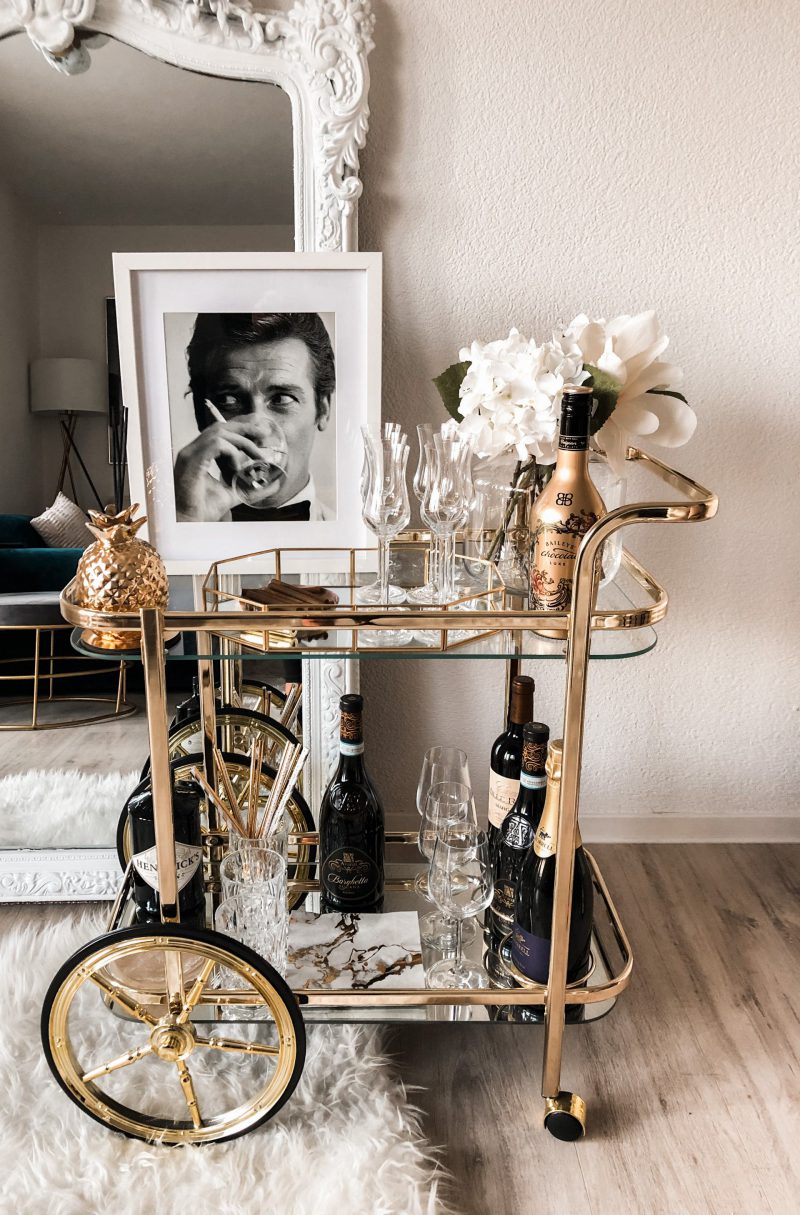 Der goldene Barwagen – so gelingt das Styling! – Fashionheart